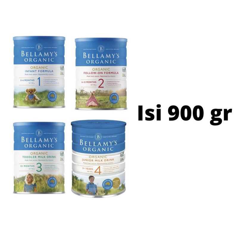 Jual Bellamy's Organic Susu Formula Step 1 / Step 2 / Step 3 / Step 4 ...