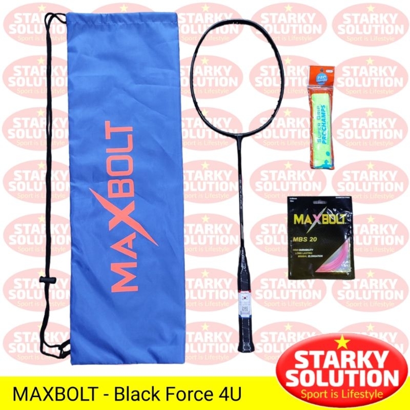 Jual Raket MAXBOLT BLACK FORCE Bulutangkis Badminton Original | Shopee ...