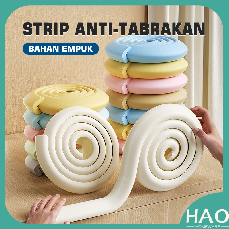Jual Pelindung Sudut Meja Siku Strip Anti-Tabrakan / Bantalan Pengaman ...