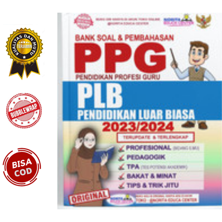 Jual BUKU BANK SOAL DAN PEMBAHASAN PPG PLB PENDIDIKAN LUAR BIASA TAHUN ...