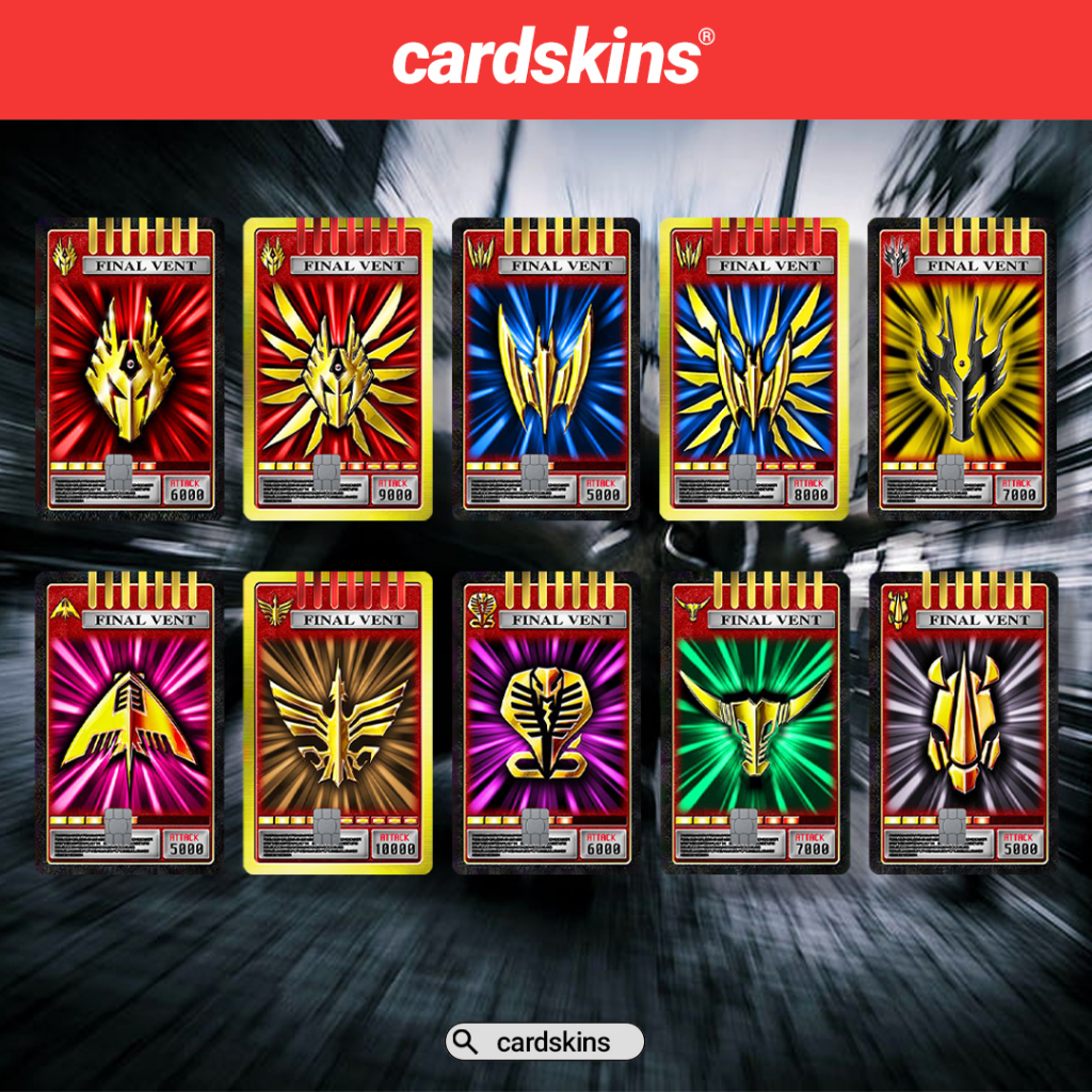 Jual FINAL VENT KAMEN RIDER SPECIAL HOLOGRAM | GARSKIN / STICKER KARTU ATM / SKIN KARTU ATM ...