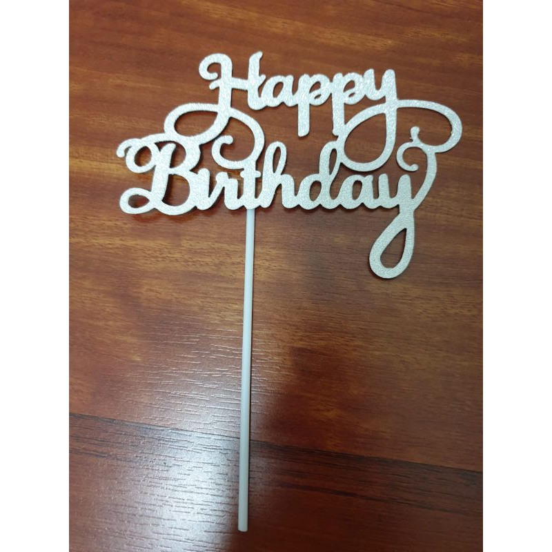 Jual Topper Tulisan Happy Birthday | Shopee Indonesia