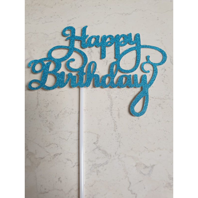 Jual Topper Tulisan Happy Birthday | Shopee Indonesia