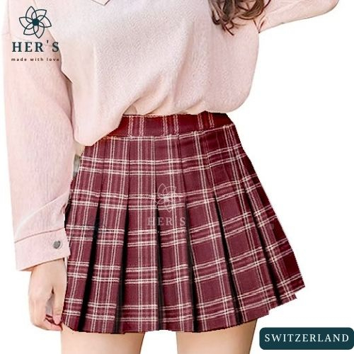 Jual Her's - Queen Plaid Mini Skirt - Tartan Skirt - Rok Tartan - Rok ...