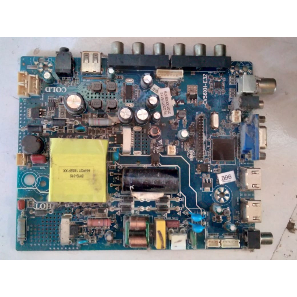Jual Mainboard motherboard modul mesin mb tv polytron PLD 32T7511 - PLD32T7511 S NORMAL COPOTAN ...