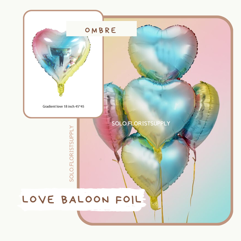 Jual Balon Foil Love Star kecil 10INCH DAN 5inch / 12cm Heart balloon ...