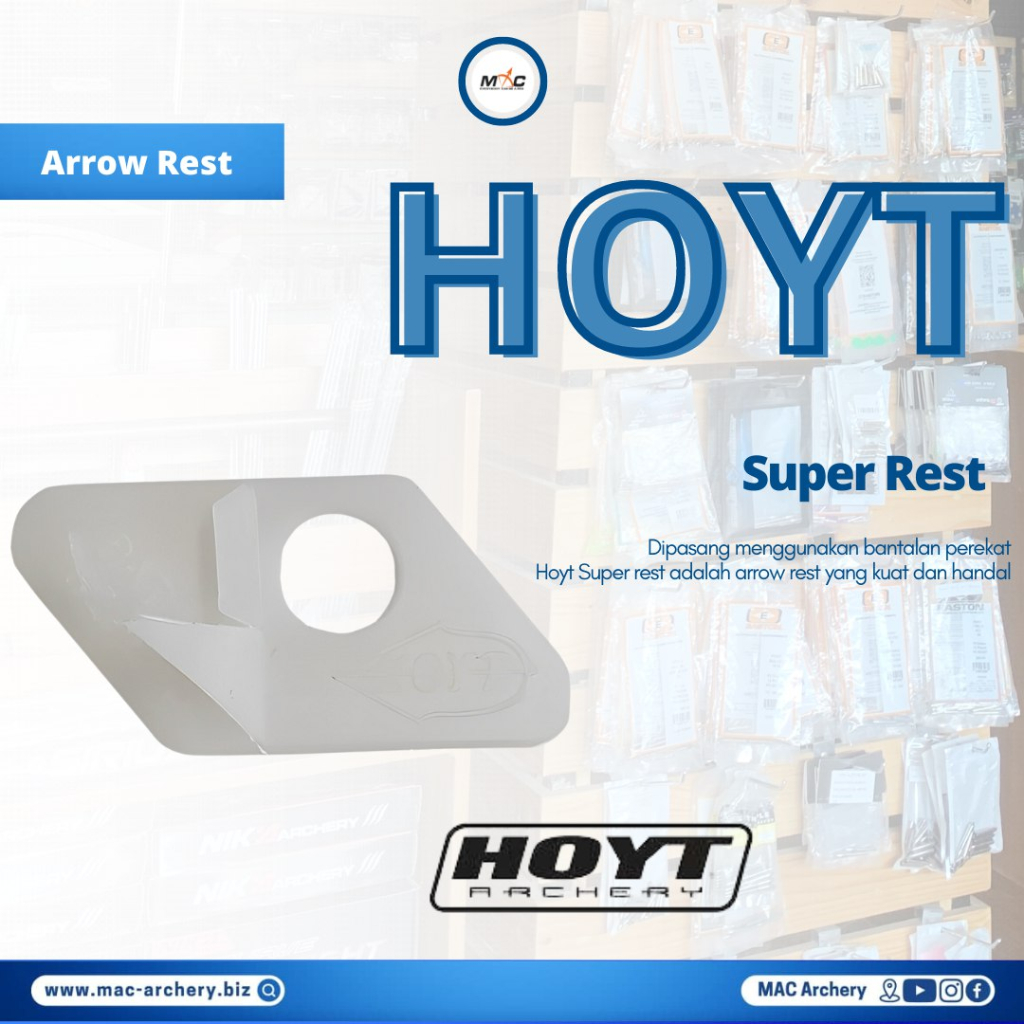 Jual HOYT Super Arrow Rest white | Shopee Indonesia