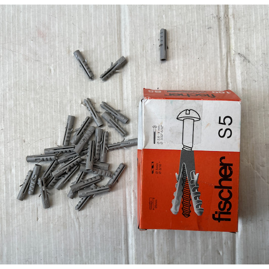 Jual GM Fisher S4 6 8 10 12 Fiser Bantalan Paku Fiser Tanam Tembok Dinding rj grosir | Shopee ...