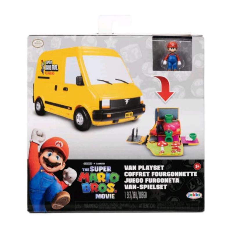 Jual Nintendo Super Mario Movie Mini World Van Playset With Mini Mario ...