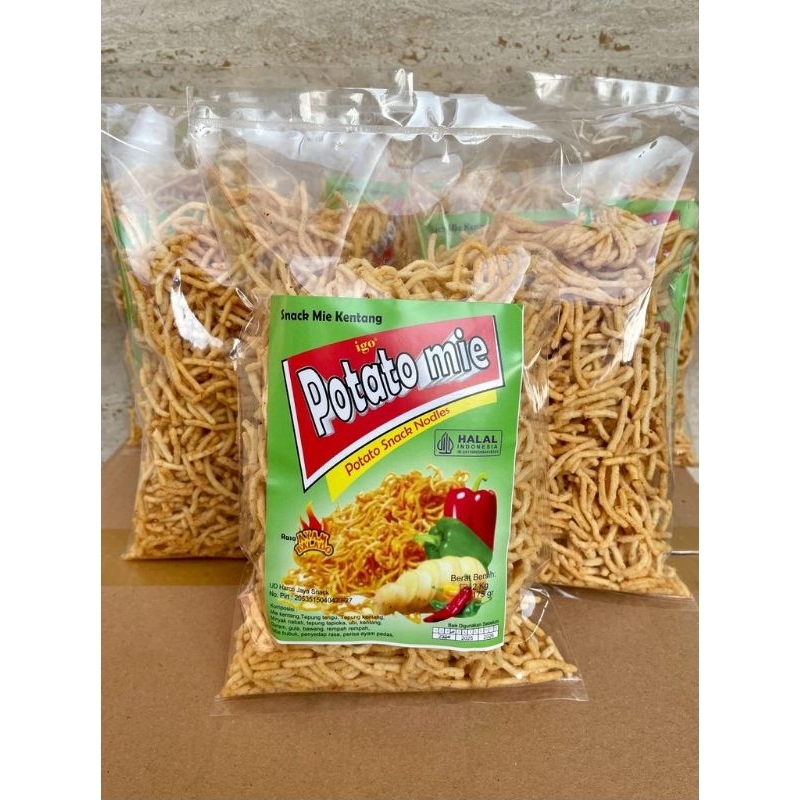 Jual Snack viral Potato Mie 175gram enak gurih | Shopee Indonesia