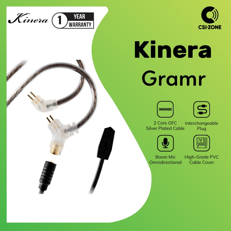 Jual Kinera Gramr Silver-Plated Modular Microphone Boom Mic Upgrade ...
