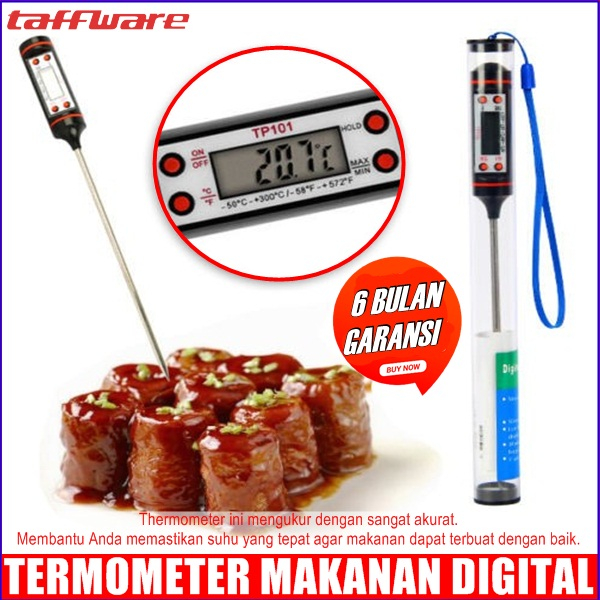 Jual Promo thermometer digital masak dapur alat pengukur suhu makanan ...