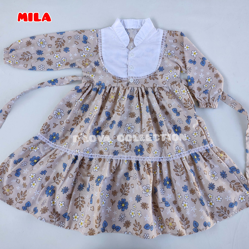 Jual Gamis anak model kancing renda 1-8 tahun | Shopee Indonesia
