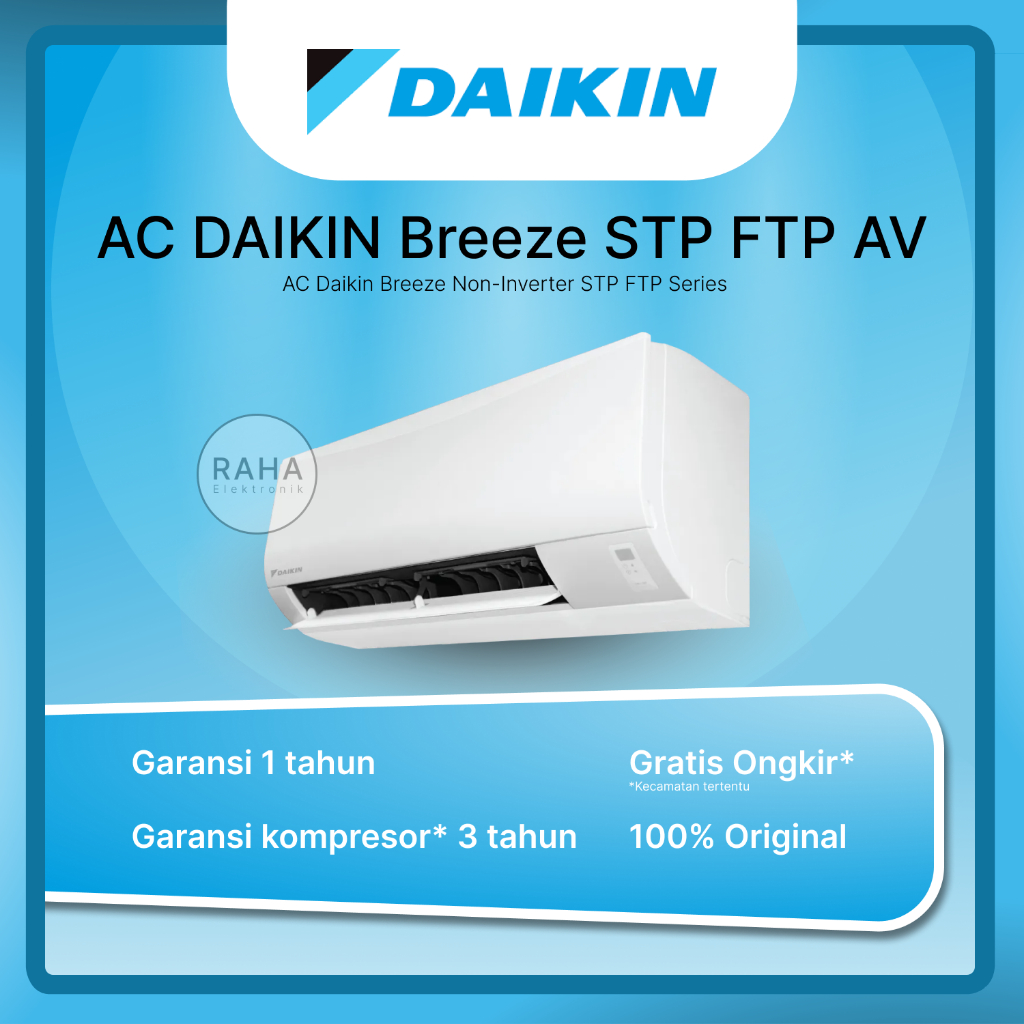 Jual Daikin AC STP Breeze Non Inverter STP FTP 15 25 AV Series | Shopee ...