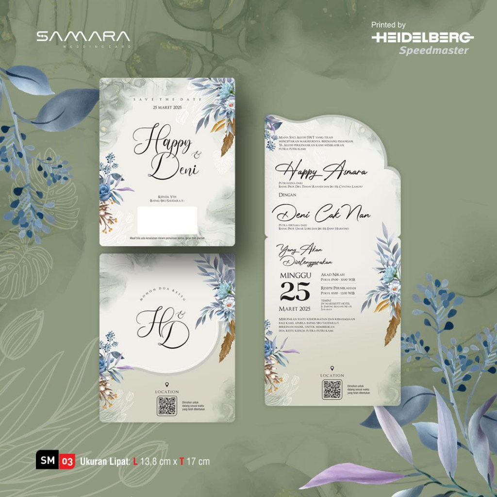 Jual BLANKO SAMARA 03 / SM 03 / BLANKO UNDANGAN SAMARA 03 / BLANKO UNDANGAN SM 03 / UNDANGAN ...