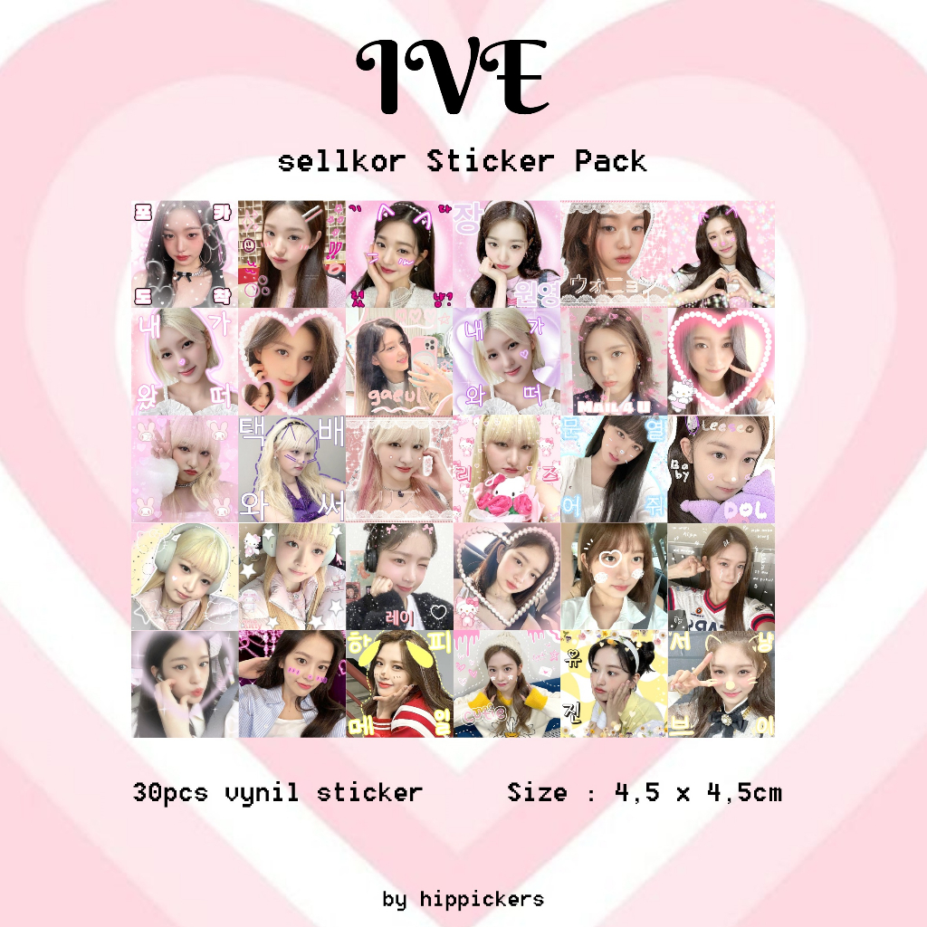 Jual Sticker Deco Kpop Custom Mail sticker kpop sellkor deco Blackpink Newjeans Itzy Aespa ...