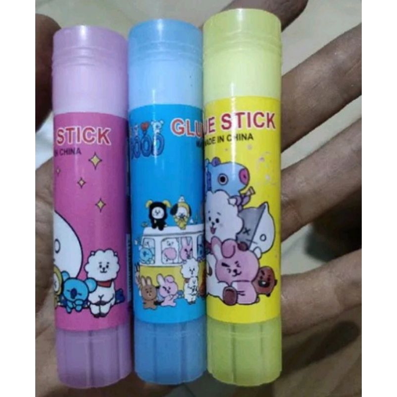 Jual Lem Perekat Kertas Tangan Sekolah Kantor Batang Mini Glue Stick ...