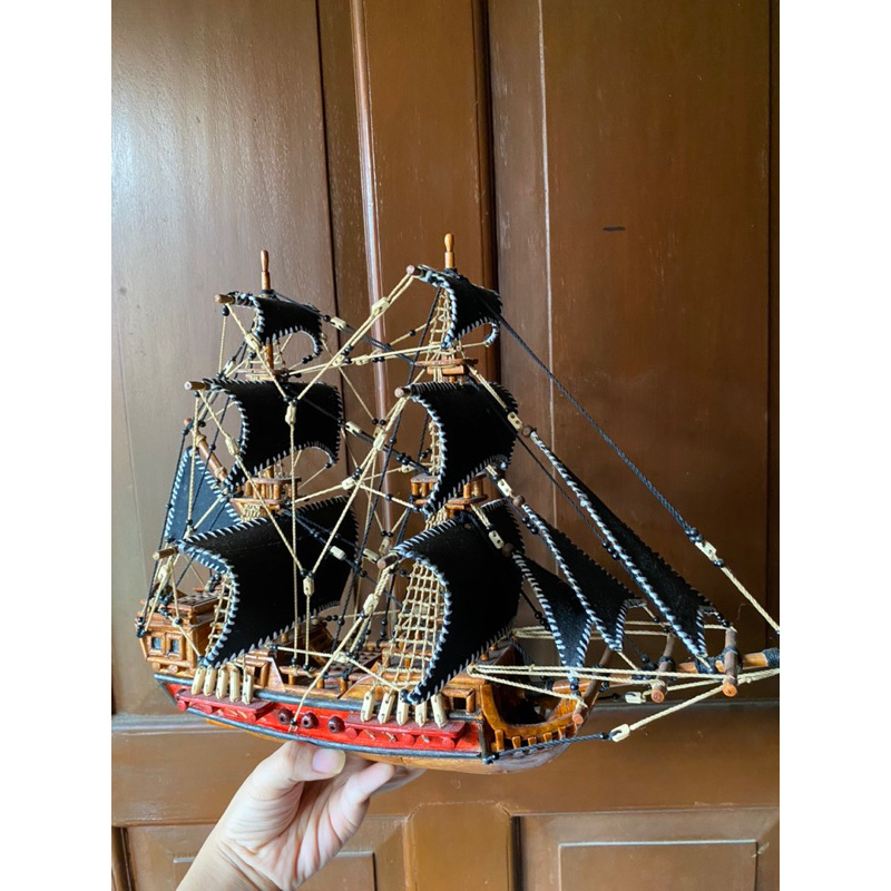 Jual Miniatur Perahu (Layar hitam) | Shopee Indonesia