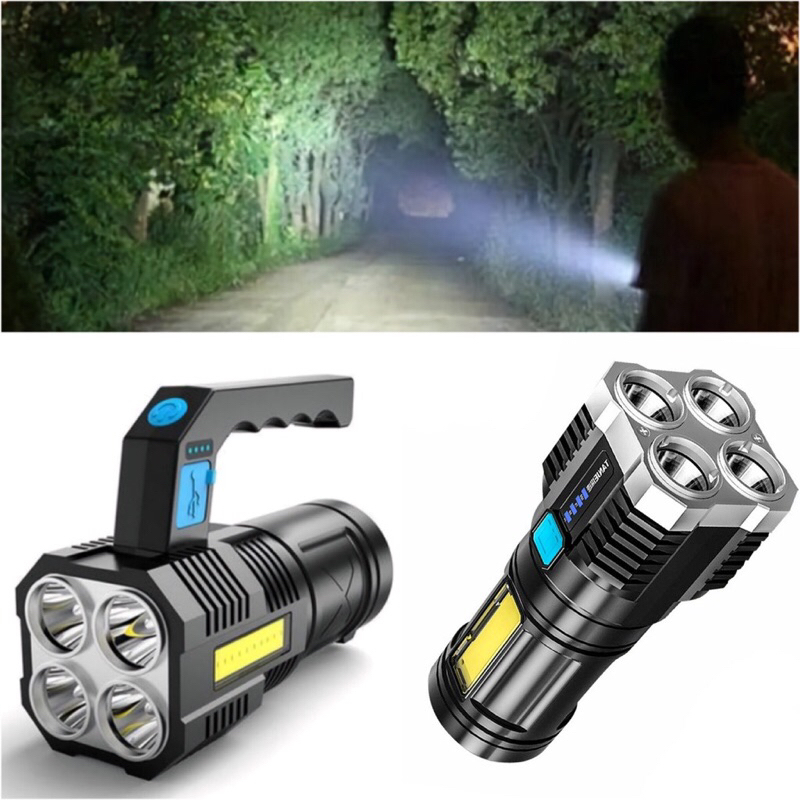 Jual senter 4 Led super terang | Shopee Indonesia