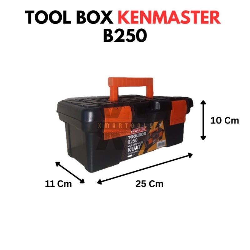 Jual Tool box mini B250 Kenmaster / Tool box kecil / Tempat perkakas 10 ...