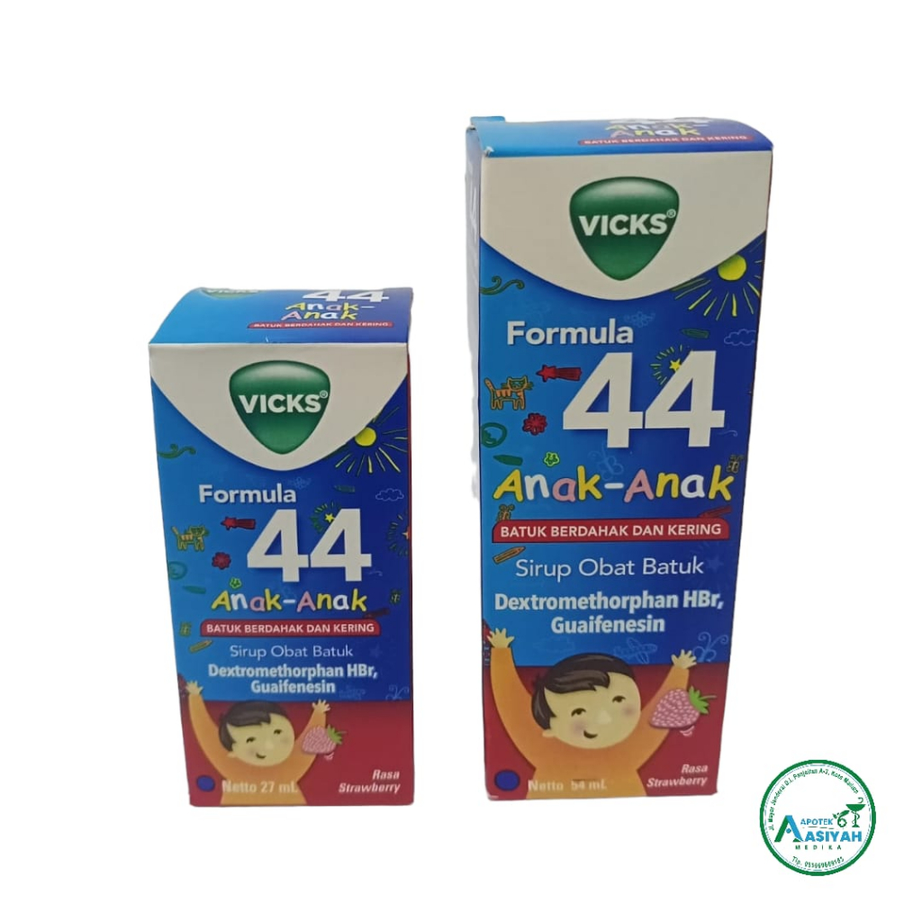 Jual Vicks Formula 44 Anak Sirup 27 ml & 54 ml | Shopee Indonesia