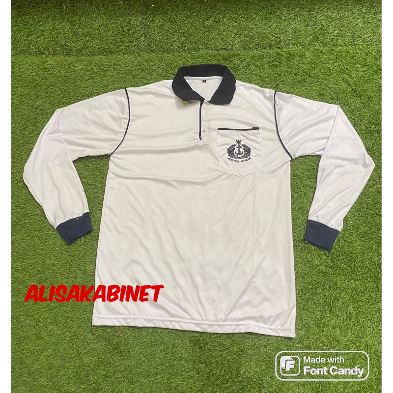 Jual Kaos Lengan Panjang Lis Olahraga Poral Dryfit TNI AL | Shopee ...