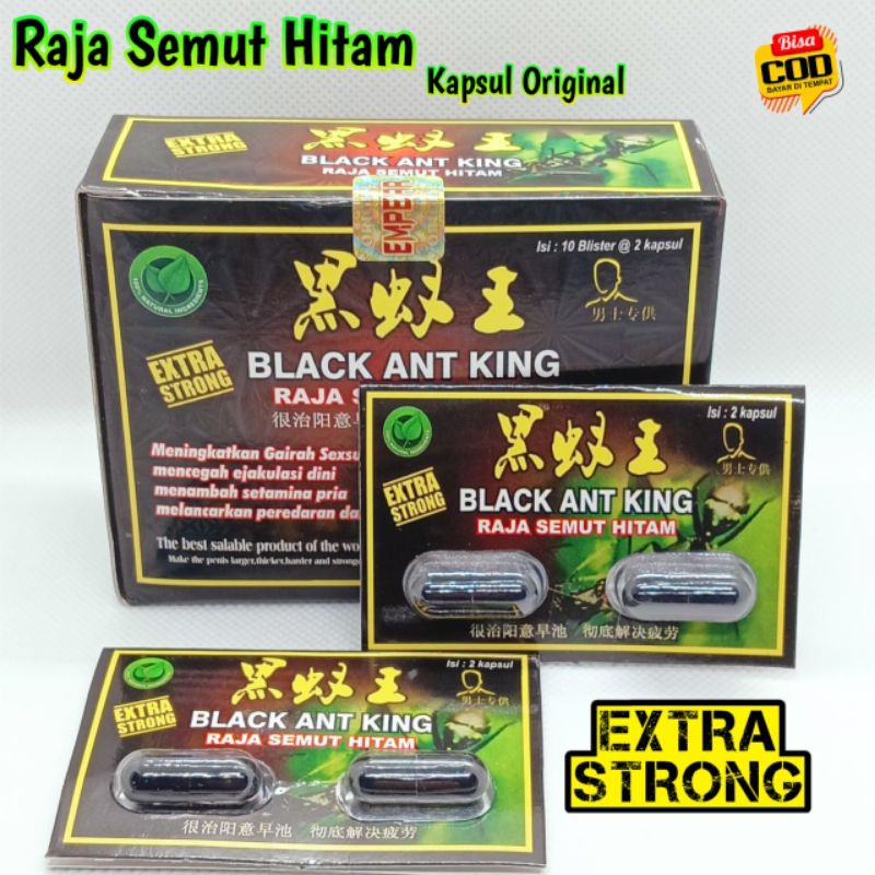 Jual kapsul kuat pria tahan lama raja Semut hitam | Shopee Indonesia