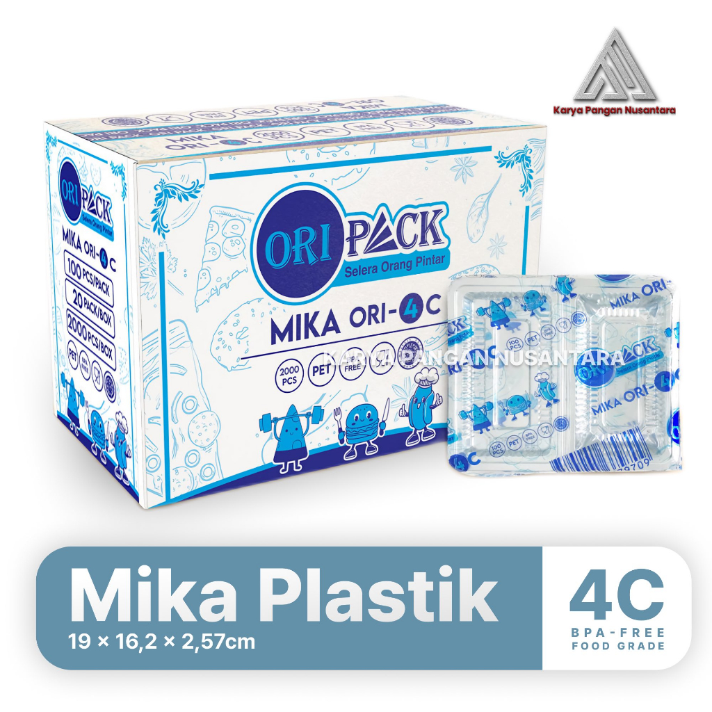 Jual MIKA PLASTIK MIKA KUE MIKA MAKANAN MIKA 4C MIKA KEMASAN MAKANAN ...