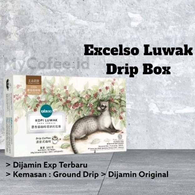 Jual Kopi Excelso Luwak Drip Box Bersertifikat | Shopee Indonesia