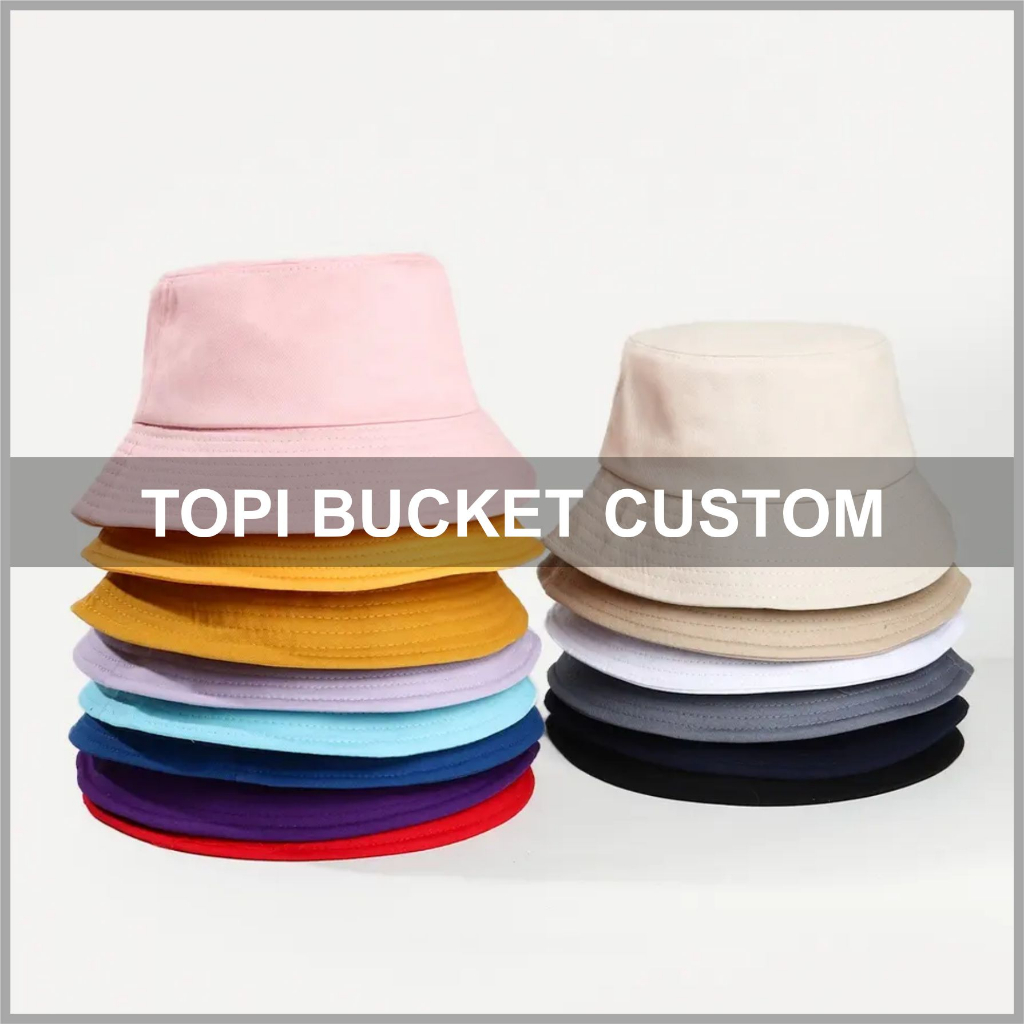 Jual Leaders - Topi Bucket Bahan Canvas & Twill (Bisa Custom Logo ...