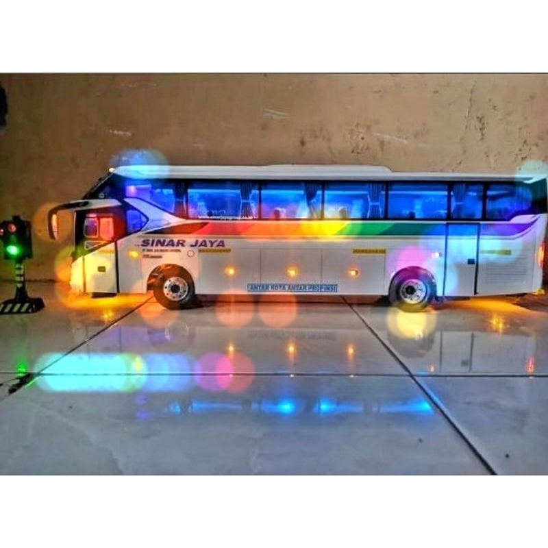 Jual Miniatur bus Basuri sinar Jaya | Shopee Indonesia