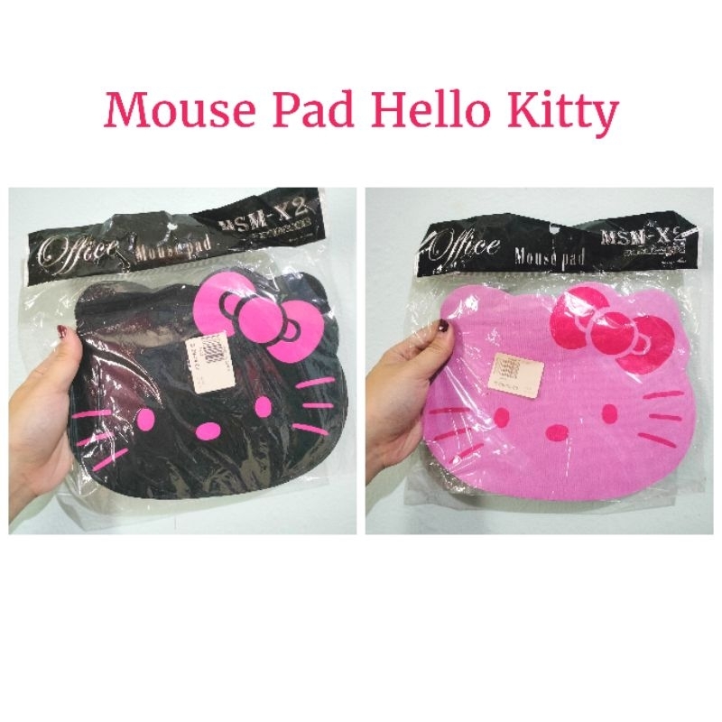 Jual HELLO KITTY MOUSE PAD PINK / BLACK TATAKAN MOUSE GAMING ANTI SLIP ...