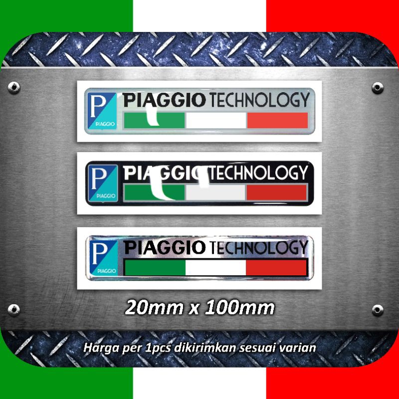Jual Sticker Timbul Vespa Piaggio Technology | Shopee Indonesia