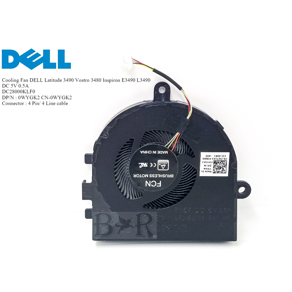 Jual FAN KIPAS DELL LATITUDE 3490 VOSTRO 3480 INSPIRON 3481 E3490 L3490 ...