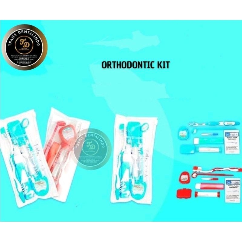 Jual Orthokit/Sikat Behel 1 Paket /Sikat Gigi Travel Set 8 Pcs | Shopee ...