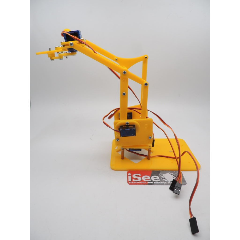 Jual Robot Arm Acrylic Diy Arm Akrilik Kit Rangka Lengan For Arduino 4