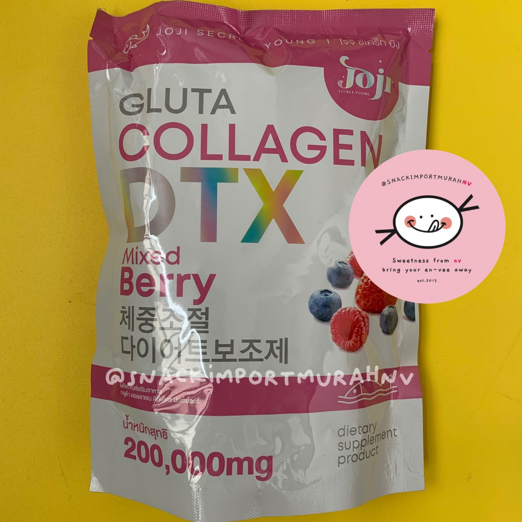 Jual Gluta Collagen DTX Mixed Berry | Shopee Indonesia