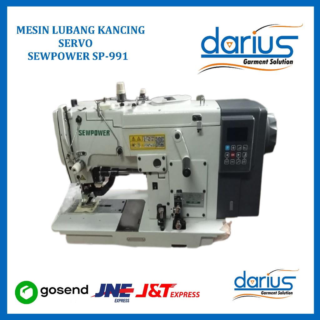 Jual MESIN LUBANG KANCING SEWPOWER SP-991 | Shopee Indonesia