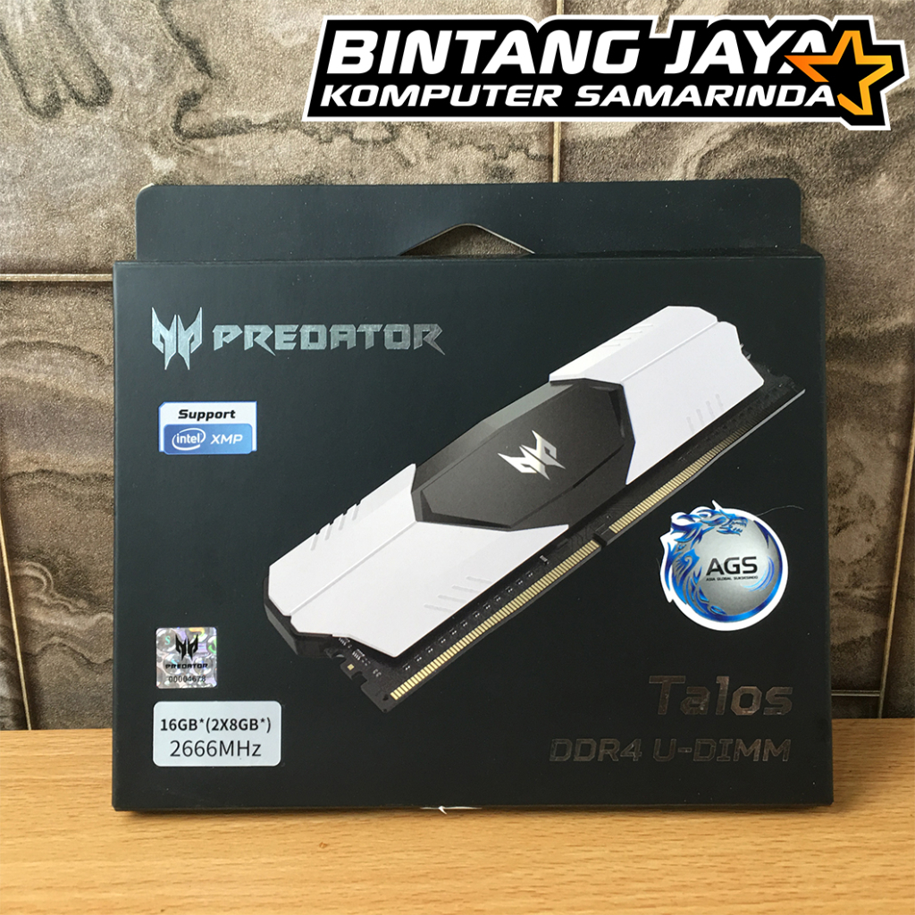 Jual RAM Acer Predator Talos DDR4 U-DIMM 16GB (8GB x 2) 2666Mhz ...