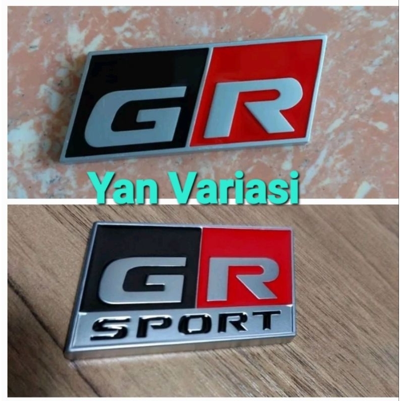 Jual Emblem Logo GR Mobil Toyota Gazoo Racing Fortuner Raize Yaris Rush ...