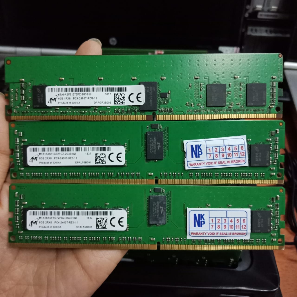 Jual Ram server DDR4 8GB PC4-2400T ECC REG FOR XEON E5-v3/v4 ORIGINAL ...