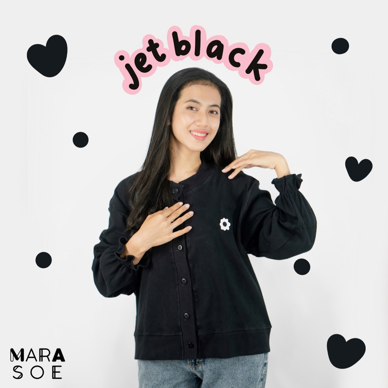 Jual [Marasoe] QYARA CARDIGAN Cardigan Outer Cardigan Korea Cardi Knit Korean Look RIB Knit ...