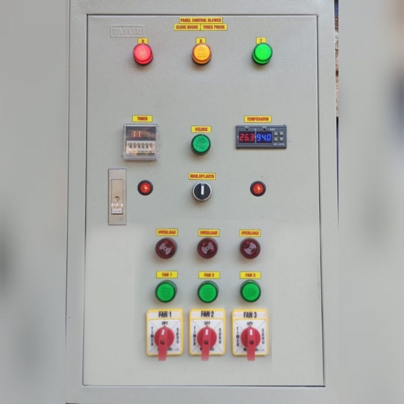 Jual panel blower ch,3 blower 1 celdek,3 phase,sensor suhu dan ...