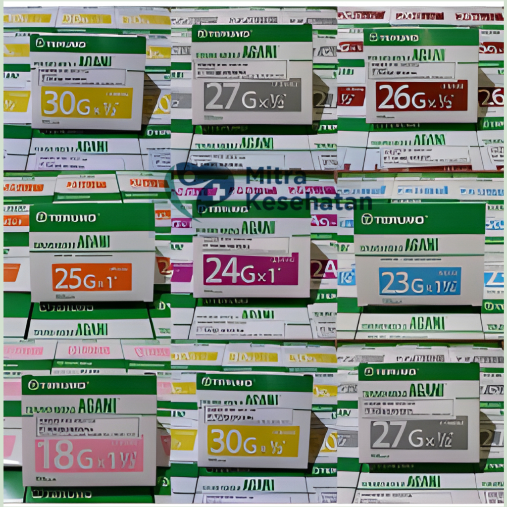 Jual Jarum Terumo Agani 18 20 23 24 25 26 30 Needle Terumo Agani jarum ...