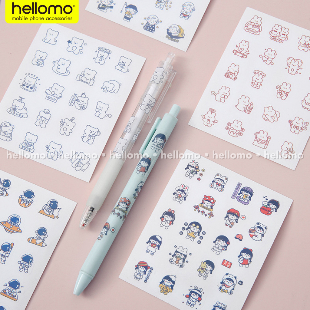 Jual Stiker Aesthetic Tumblr Sticker Design Jurnal Diary Lucu Deco Cute ...