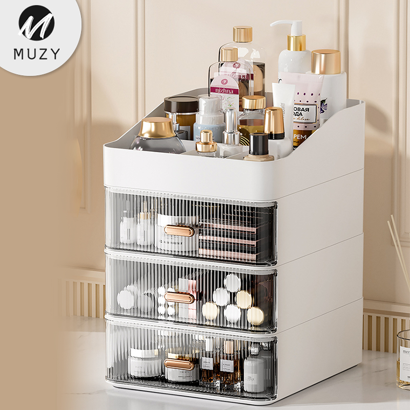 Jual Muzy Rak Make Up Rak Kosmetik Makeup Storage Organizer Multifung ...