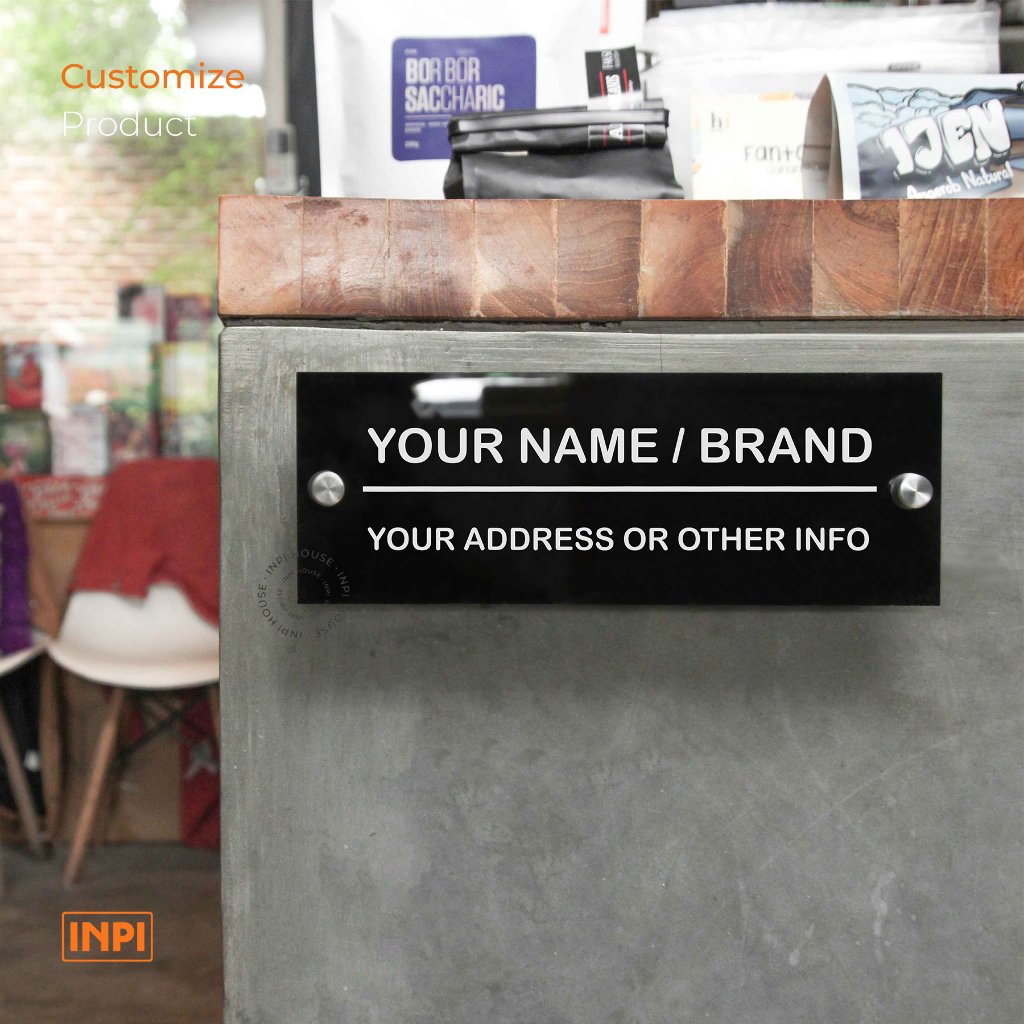 Jual Custom Signage - Custom Design Sendiri - Request Papan Penanda ...