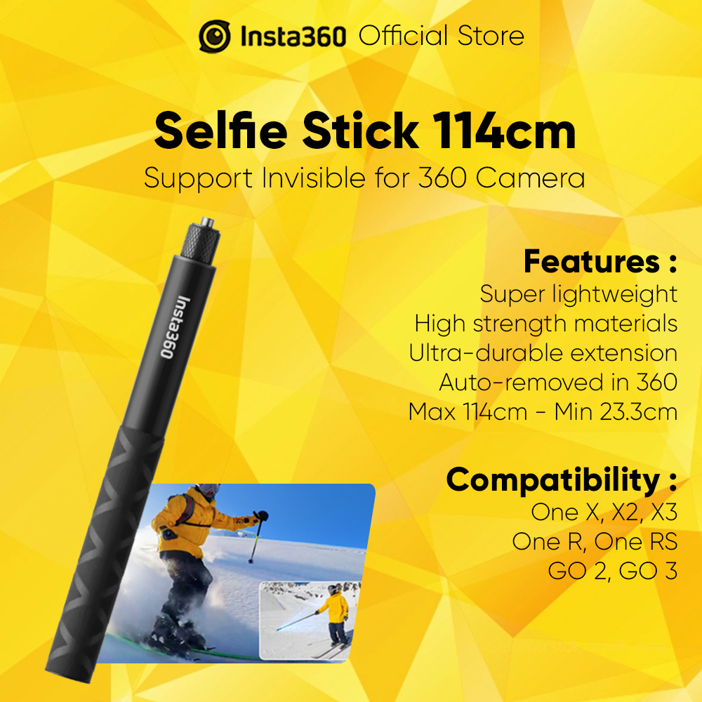 Jual Insta360 Invisible Selfie Stick 114 Cm | Shopee Indonesia