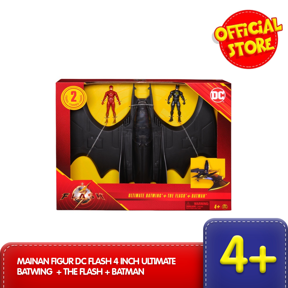 Jual Mainan Figur DC Flash 4 inch Ultimate Batwing + The Flash + Batman | Shopee Indonesia