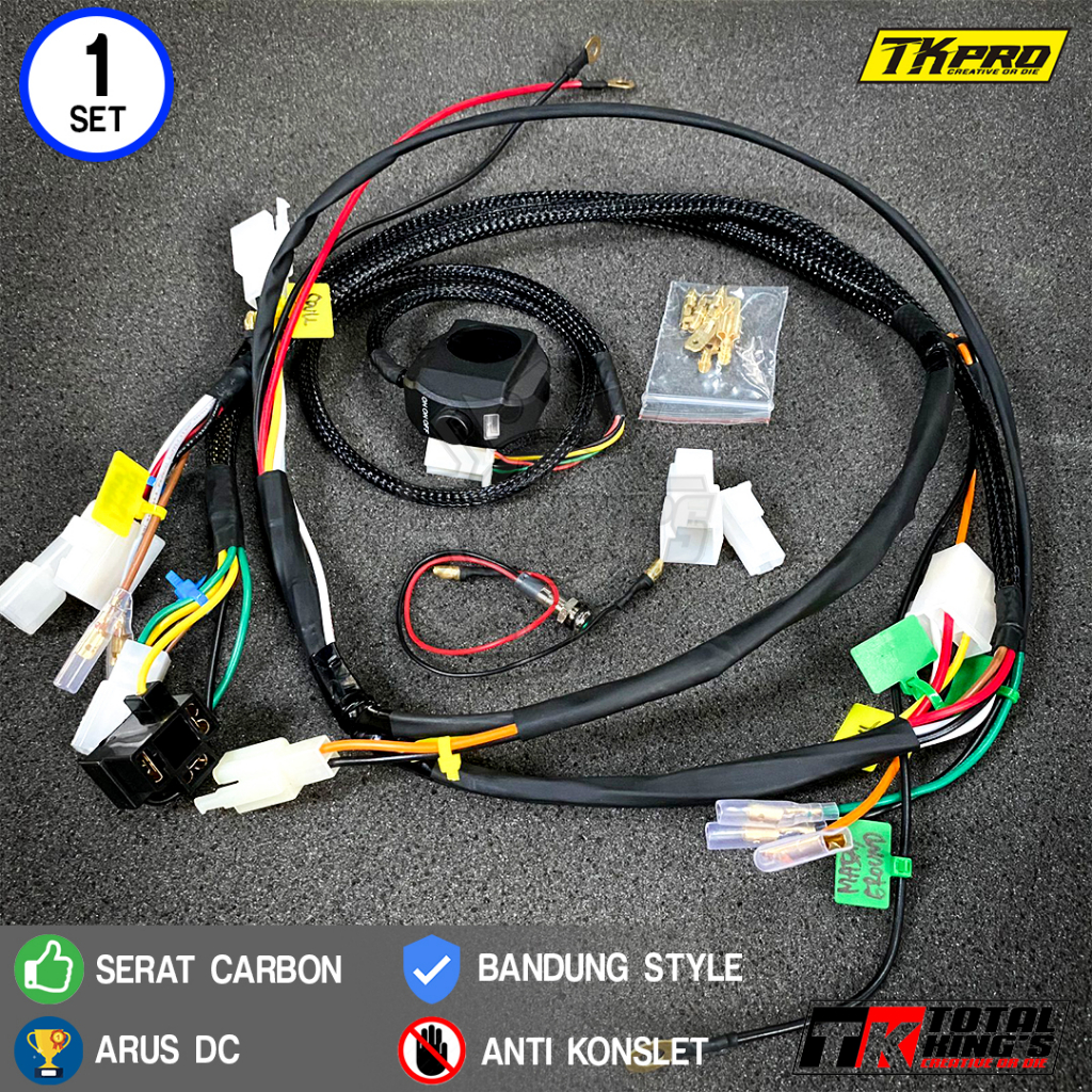 Jual KABEL BODY RX KING RXKING DC BANDUNG STYLE INCLUDE SWITCH NETRAL ...